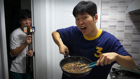 배말랭이 시켜서 하는 소불고기 전골 밀키트 먹방 Youtube