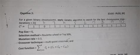 solved question 3 [clo2 plo2 20] for a given binary