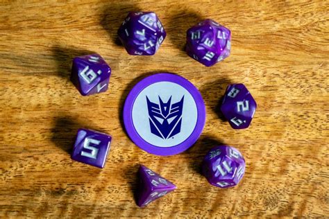 Transformers Roleplaying Game Decepticons Dice Set