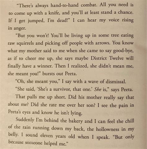 The Hunger Games Book Page Quote Hunger Games Quotes From Book The