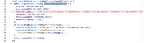 Incorrect Ts Type Definition Of Type Reactimagegalleryitem · Issue