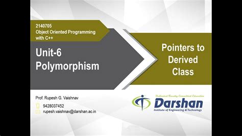 6 02 pointer to derived class youtube