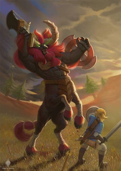 Lynel Breath Of The Wild By Cindyavelino On Deviantart Zelda Art Legend Of Zelda Breath
