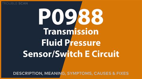 P Trouble Code Meaning Symptoms Causes Fixes Easy