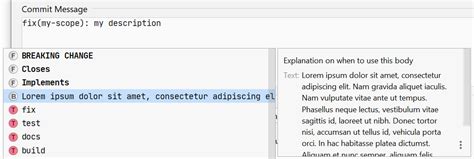 conventional commits