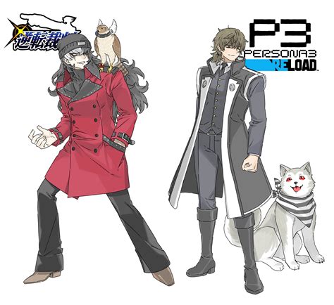 Aragaki Shinjirou Koromaru Simon Blackquill And Taka Persona And 3
