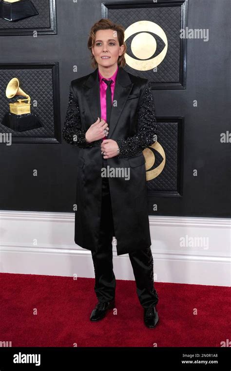Brandi Carlile Arrives At The 65th Annual Grammy Awards On Sunday Feb