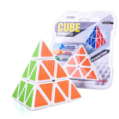 White Border Pyraminx Magic Rubiks Cube Puzzle Shopee Malaysia