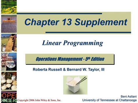Linear Programming Free Power Point Slide Presentationppt