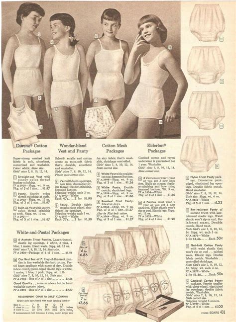 60s Vintage Catalog Girls Slips Panties Underwear Photo Pages Ads