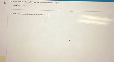 Solved For The Function F ﻿given Below Find The