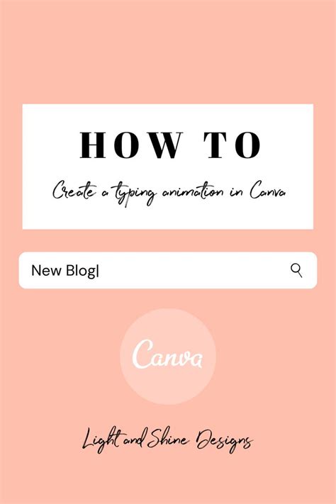 How To Create A Typing Animation In Canva Instagram Posts Canvas Create