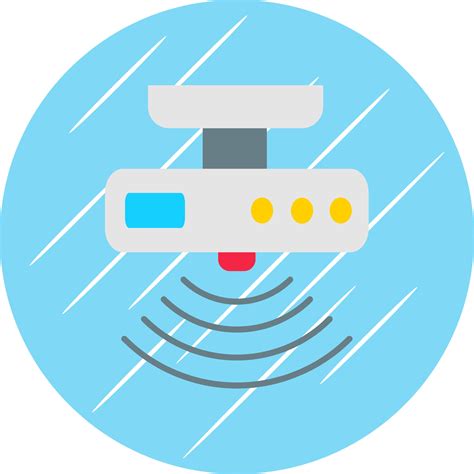 Motion Sensor Flat Blue Circle Icon 41872352 Vector Art At Vecteezy