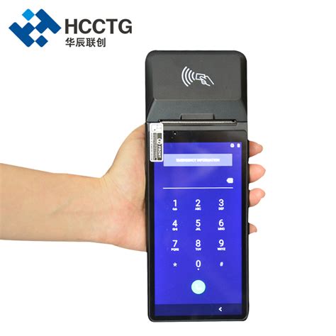NFC Android Fingerprint Handheld Smart POS Machine With Printer Z From China