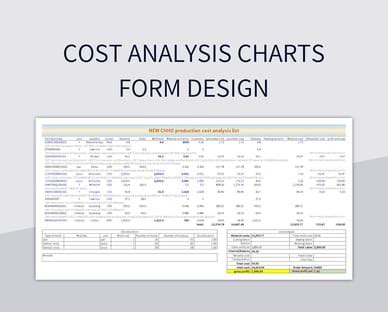 Free Cost Analysis Templates For Google Sheets And Microsoft Excel Slidesdocs