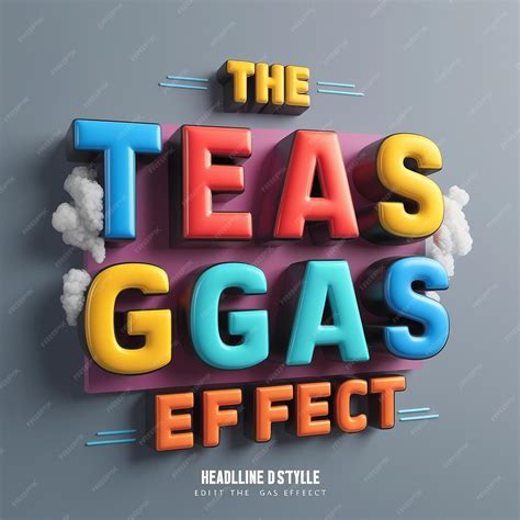 Editable 3d Text Effect Vector Illustration Cartoons Clipart And Line Art Design Editable 3d Tex