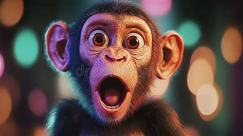 Shocked Monkey Expression Stock Illustrations 150 Shocked Monkey