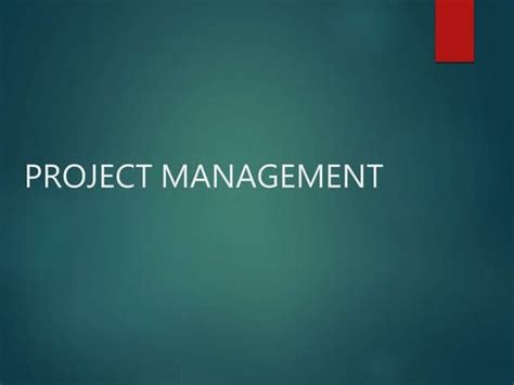 Project Life Cycle Ppt