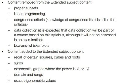 Navigating The 2025 Igcse Mathematics 0580 Syllabus Key Updates For