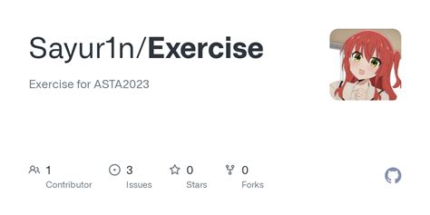 Github Sayur1nexercise Exercise For Asta2023