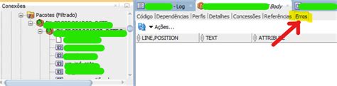 how can we use this errors tab oracle forums