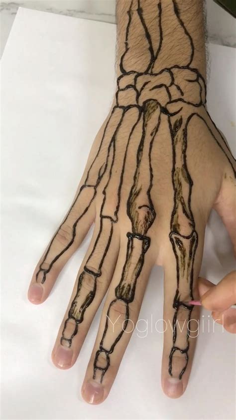 Skeleton Art Henna Designs Drawing Henna Designs Henna Tattoo