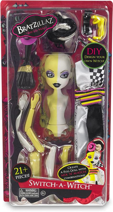 Bratz Bratzillaz Switch A Witch Doll Single Pack Style 1 Mga