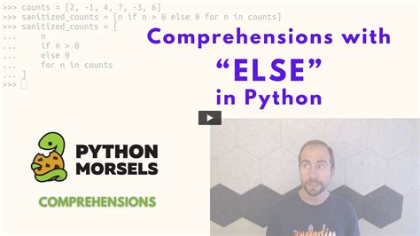 Using Else In A Comprehension Python Morsels