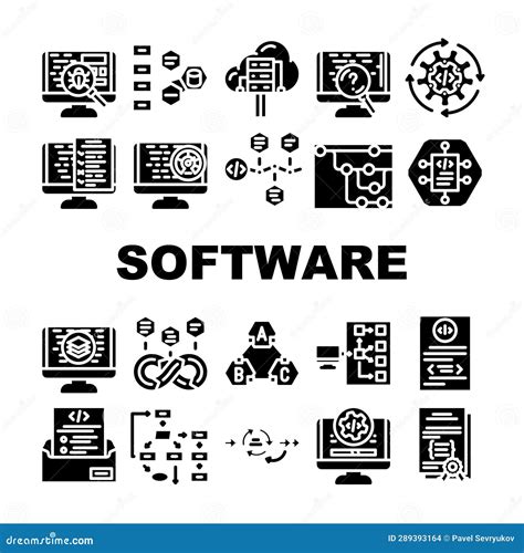 Coder Icons Programmer Computer Software Expert Input Ends Execute
