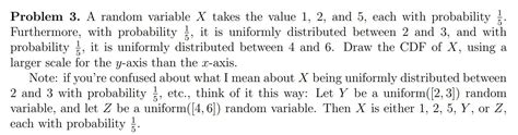 solved problem 3 a random variable x takes the value 1 2