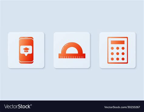 Set Protractor Grid For Measuring Degrees Vector Image
