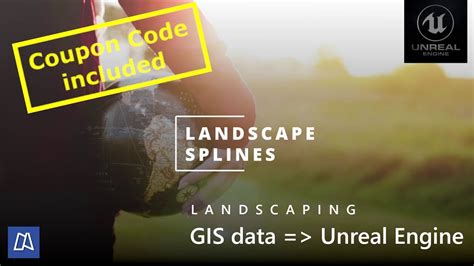 unreal engine landscape splines ue 5 4 youtube