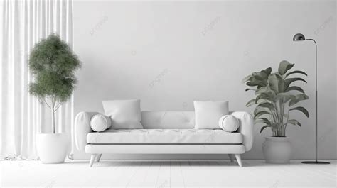 세련된 거실에 있는 흰색 소파의 매끄러운 3d 그림 방 창문 가정 생활 아늑한 집 배경 일러스트 및 사진 무료 다운로드 Pngtree