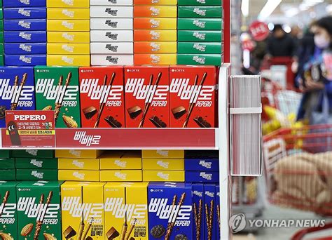 작년 빼빼로 수출 1억개 첫 돌파…50여개국서 러브콜 연합뉴스