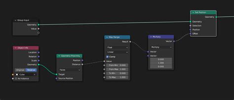 Move Select Linked Based On Proximity Using Geometry Nodes Blender