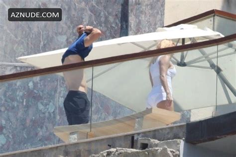 Pamela Anderson And Adil Rami Enjoy A Sunny Day At Their Malibu Mansion Aznude
