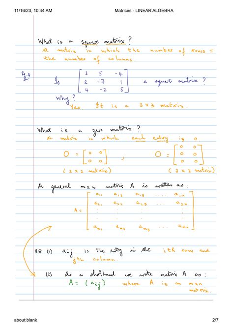 Solution Matrices Linear Algebra Studypool