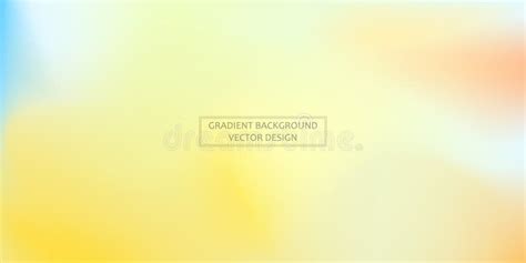 Panoramic Web Template Multicolor Gradient Background Stylish Design Element Vector Stock