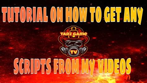 Tutorial On How To Get Scripts From My Videos Pastebin Youtube