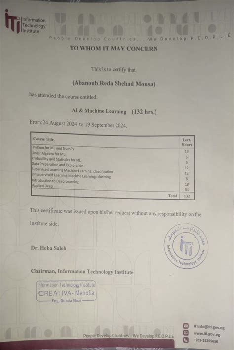 Machinelearning Ai Datascience Deeplearning Iti Learningjourney