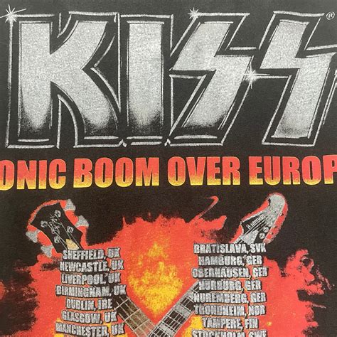 Kiss Tシャツ Sonic Boom Tour 2010 キッス Tee Bf Merchs
