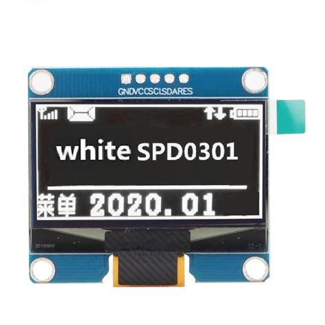Jwb 154 Inch Display Module 5 Pin Ips Spd0301 Ic 128x64 Resolution Spi