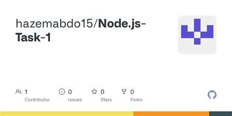 GitHub Hazemabdo Node Js Task