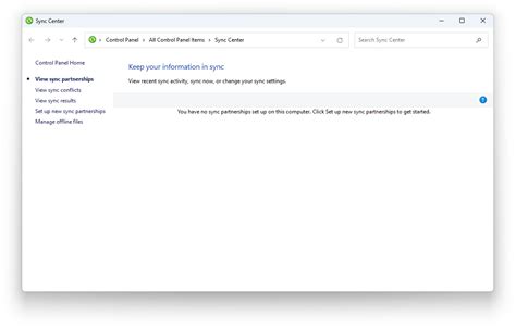 Sync Center BetaWiki
