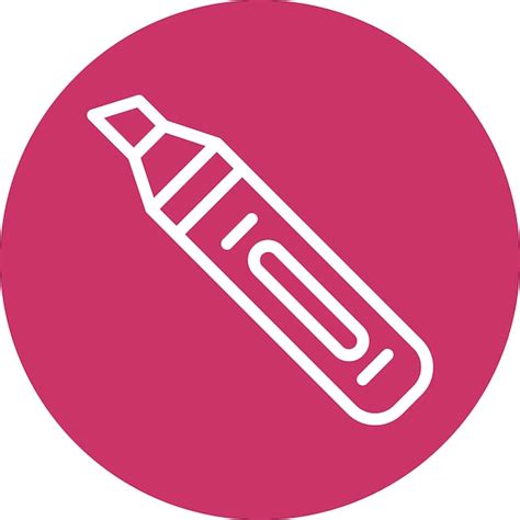 premium vector marker icon style
