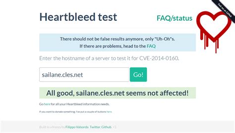 Openssl の Heartbleed Bug に注意 Cve 2014 0160