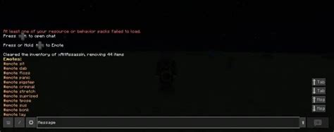 Emotes Addon For Minecraft