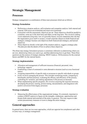 Operations Management Lecture Notes Lectures Chapter Operations Management