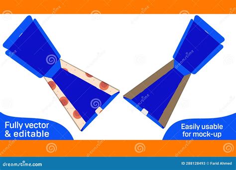 Corrugated Box Ortwo Roll End Mailer Box Dieline Template With 3d