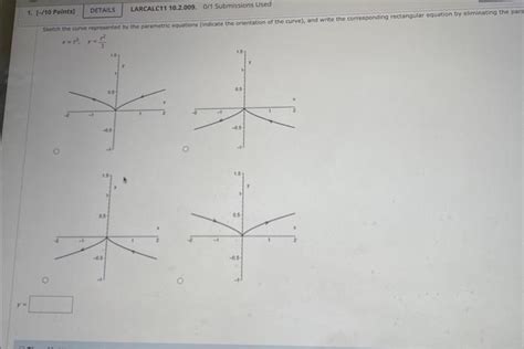 Solved Sketch The Curve Represented By Parametric Equations Chegg